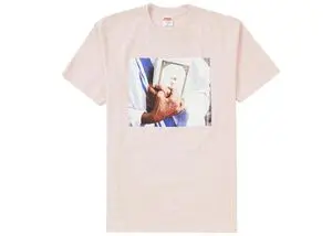 Supreme Bible Tee Shirt Heather Light Pink
