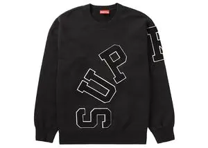 Supreme Big Arc Crewneck Sweatshirt - Black