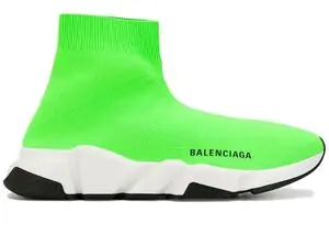 Balenciaga Speed Trainer Black Sole - Green