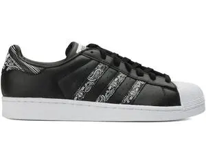 Adidas Superstar Graffiti Paisley Sneakers - Core Black/cloud White/core Black