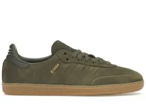 Adidas Samba Og Sneakers - Olive Strata/shadow Olive/gum