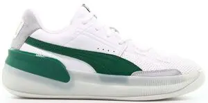 PUMA Clyde Hardwood Sneakers - Puma White/power Green