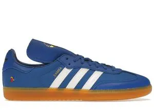 Adidas Samba Og Oyster Holdings Sneakers - Blue/cloud White/gold Metallic