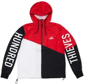 100 THIEVES Tricolor Zip Up Windbreaker - Multicolor
