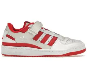 Adidas Forum 84 Low Sneakers - Cloud White/cloud White/vivid Red