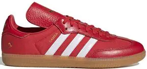 Adidas Samba Og Oyster Holdings Sneakers - Red/cloud White/gold Metallic