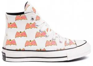 CONVERSE Chuck Taylor All Star 70 Hi Batman 80th Anniversary Sneakers - White/egret/pink