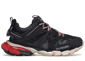 Balenciaga Track Sneakers - Black/grey/red