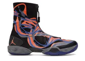 JORDAN Xx8 High-top Sneakers - Black/bright Citrus/cool Grey