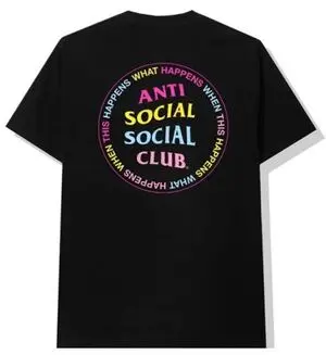 ANTI SOCIAL SOCIAL CLUB What Happened Tee Shirt