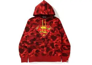A BATHING APE X Dc Superman Camo Pullover Hoodie