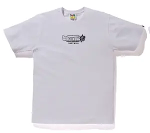 A BATHING APE X Dragonball Super Son Goku & Vegeta Tee Shirt - White
