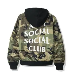 Anti Social Social Club Zip Up Jackets For Men