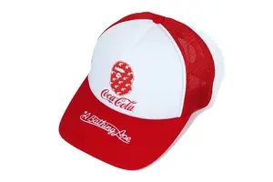 A BATHING APE X Coca Cola Mesh Cap - Red