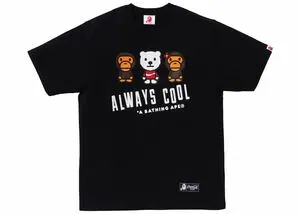 BAPE X Cocacola Milo Tee Shirt - Black