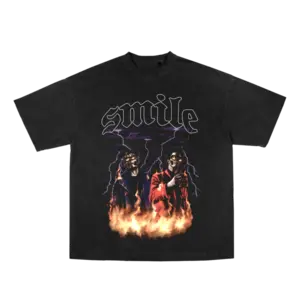 JUICE WRLD X The Weeknd Spirits Tee Shirt - Black