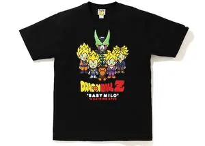 A BATHING APE X Dragon Ball Z Baby Milo Super Saiyan & Cell Tee Shirt - Black