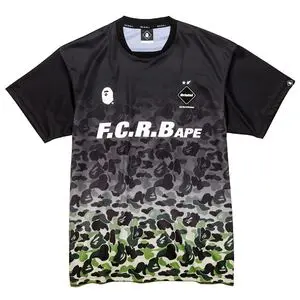 A BATHING APE X F.c.r.b. Game Shirt - Black