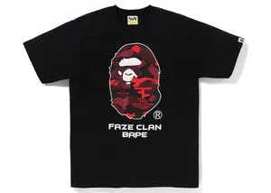 A BATHING APE X Faze Clan Tee Shirt - Black