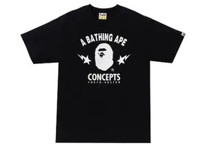 BAPE X Concepts Tee Shirt - Black