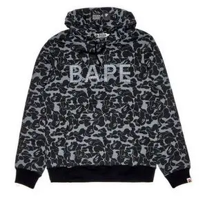 A BATHING APE X Dover Street Market Camo Swarovski Pullover - Black