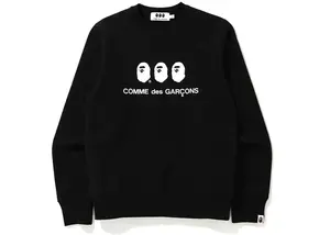 A BATHING APE X Cdg Osaka Crewneck Sweatshirt