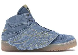 Adidas Js Wings Jeremy Scott Denim Sneakers - Supplier Colour/white Vapour/black 1