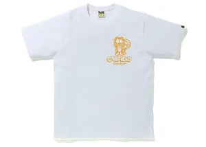 A BATHING APE X Garfield #4 Tee Shirt - White