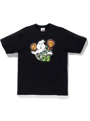 A BATHING APE X Ghostbusters Baby Milo Tee Shirt #6 - Black