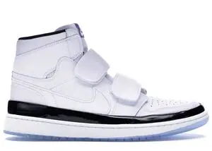 JORDAN 1 Retro High Double Strap Sneakers - White/black/dark Concord