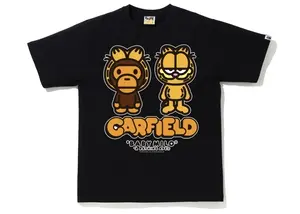 A BATHING APE X Garfield #1 Tee Shirt - Black