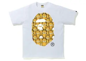 A BATHING APE X Garfield #6 Tee Shirt - White