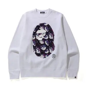 A BATHING APE X Ghostbusters Ape Head Crewneck Sweatshirt
