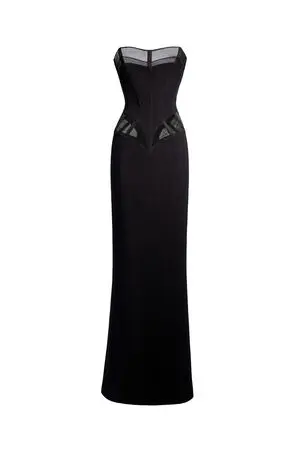 MUGLER H&m Strapless Evening Gown