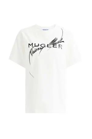 Mugler Printed T-shirts For Women