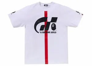A BATHING APE X Gran Turismo Tee Shirt - White