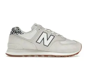 NEW BALANCE 574 Leopard Athletic Sneakers - Reflection/white/black