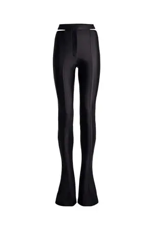 MUGLER Jersey Cutout Pants