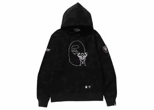 A BATHING APE X Inter Miami Cf Camo Pullover Hoodie - Black