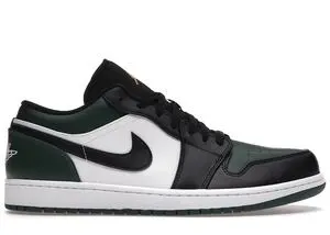 JORDAN 1 Low Green Toe - Noble Green/white/black