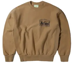 Aries Premium Temple Sweatshirt - Camel