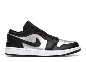 JORDAN Air Jordan 1 Low SE Sneakers Black/metallic Silver/white
