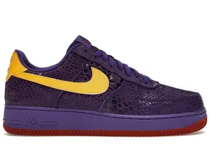 Nike Force 1 Low Sneakers - Varsity Purple/varsity Maizeone-colorchilling Red
