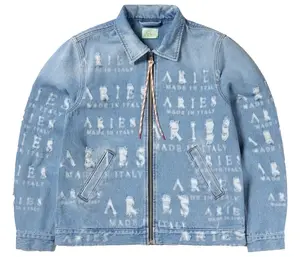 Aries Destroyed Denim Jacket