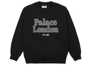 PALACE Postcode Crew - Black