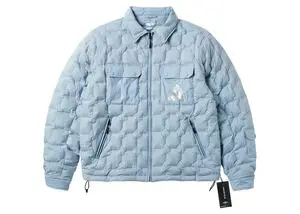 PALACE Pertex Work Down Jacket - Dusty Blue