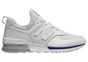 NEW BALANCE 574 Sportin Sneakers - White/blue