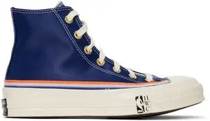 CONVERSE Chuck Taylor All Star 70 Hi Breaking Down Barriers Knicks Sneakers - Rush Blue/bold Mandarin/egret
