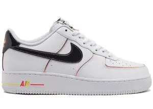 Nike Air Force 1 Low Fresh Sneakers - White/blackone-colorbright Crimson
