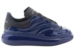 Alexander McQueen Oversized Gloss Sneakers - Navy